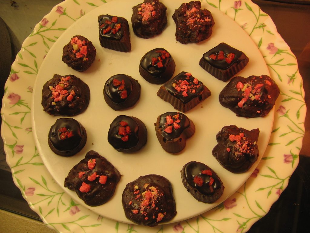 Chocolats pralinés maison aux pralines - Caroline GENEROSI