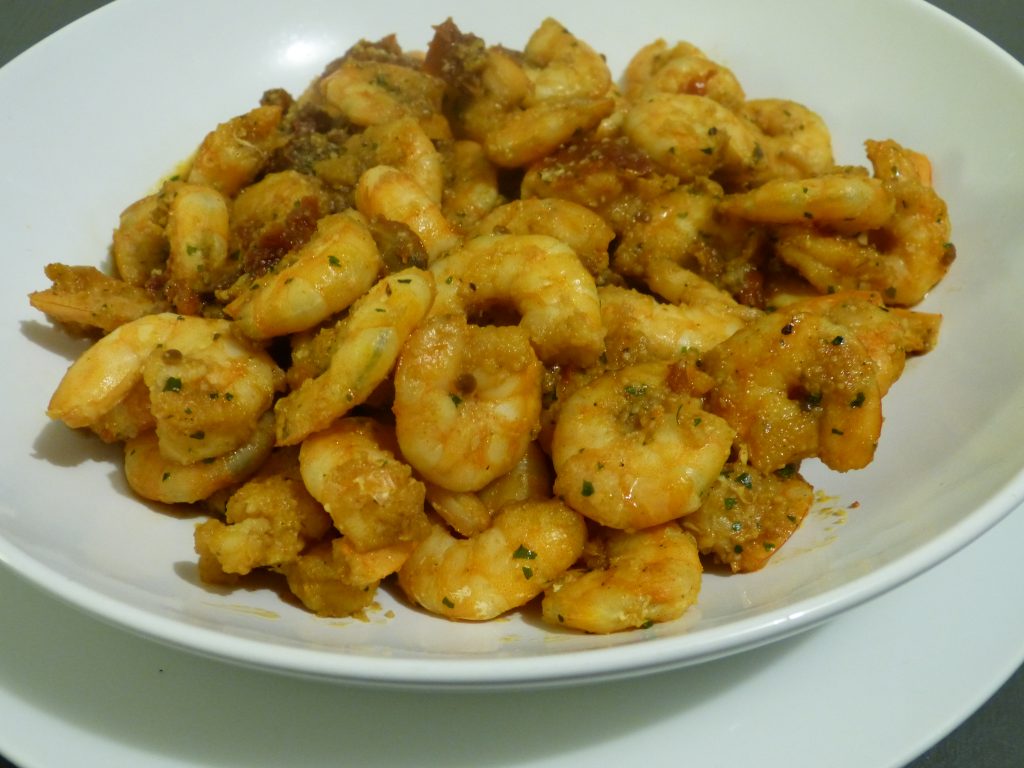 Crevettes aux tomates séchées et au paprika - Gourmicom