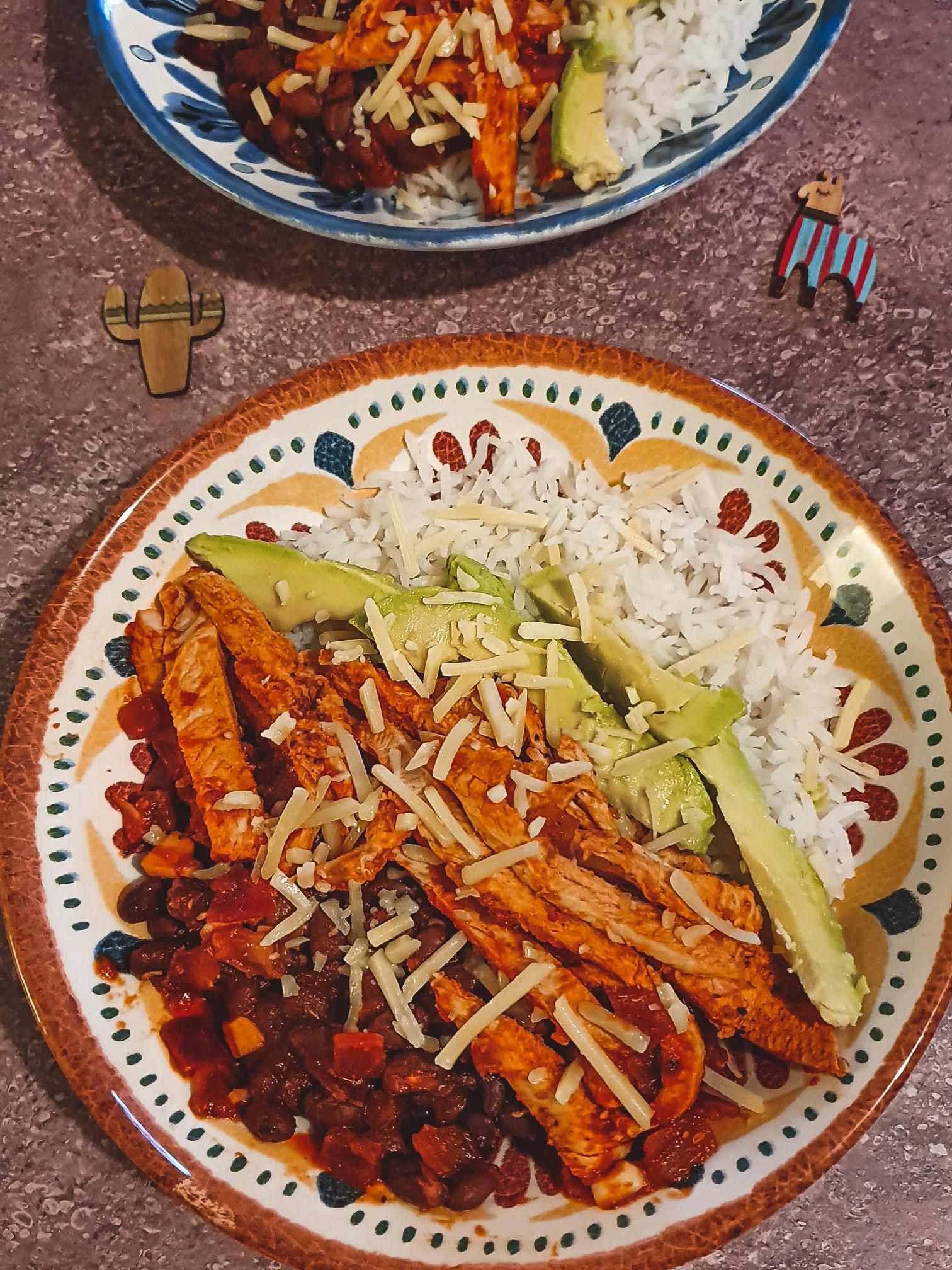 Bowl tex-mex à la dinde et aux haricots noirs - Caroline GENEROSI